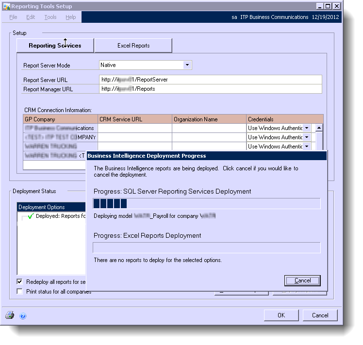 Dynamics - Deploying SSRS reports for Dynamics GP 2010